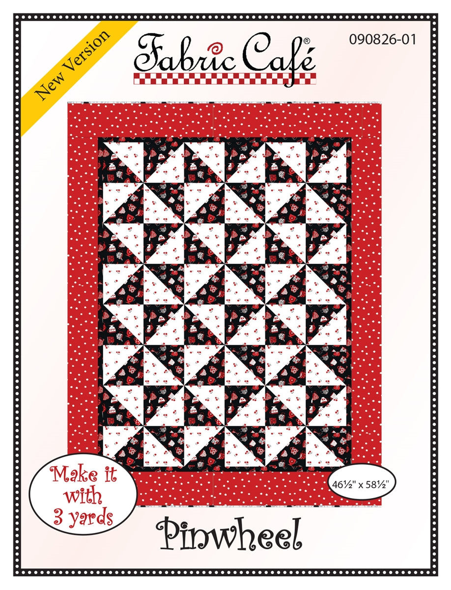 Pinwheel 3 Yard Quilt Pattern – Pinwheels & Posies