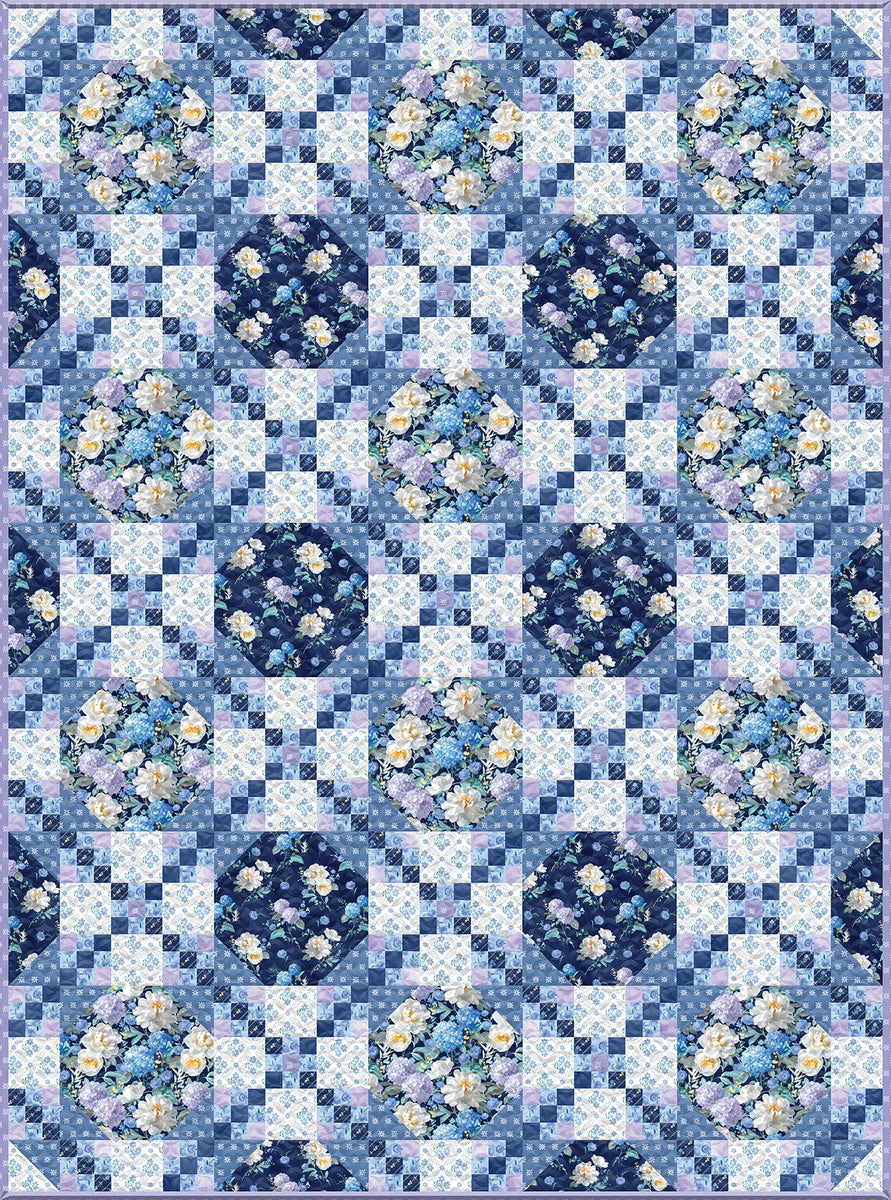 Morning Blooms - Basic Twin #6 – Pinwheels & Posies