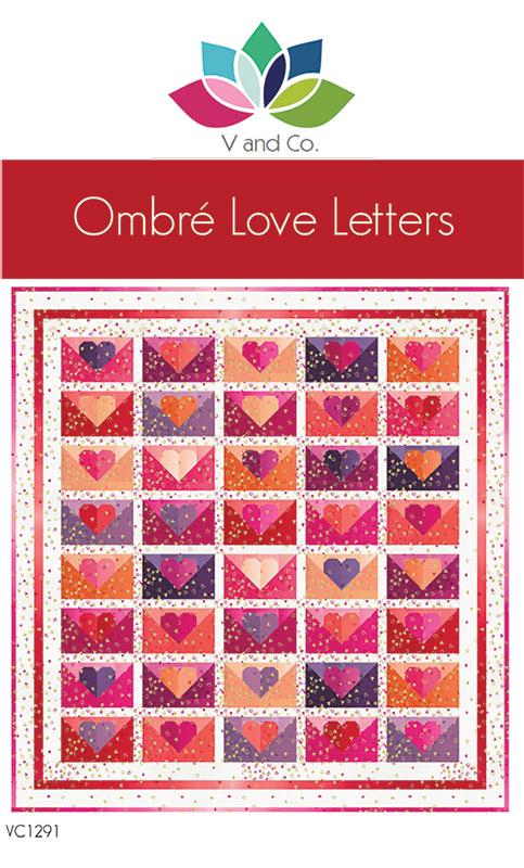 Ombre Love Letters Pattern – Pinwheels & Posies