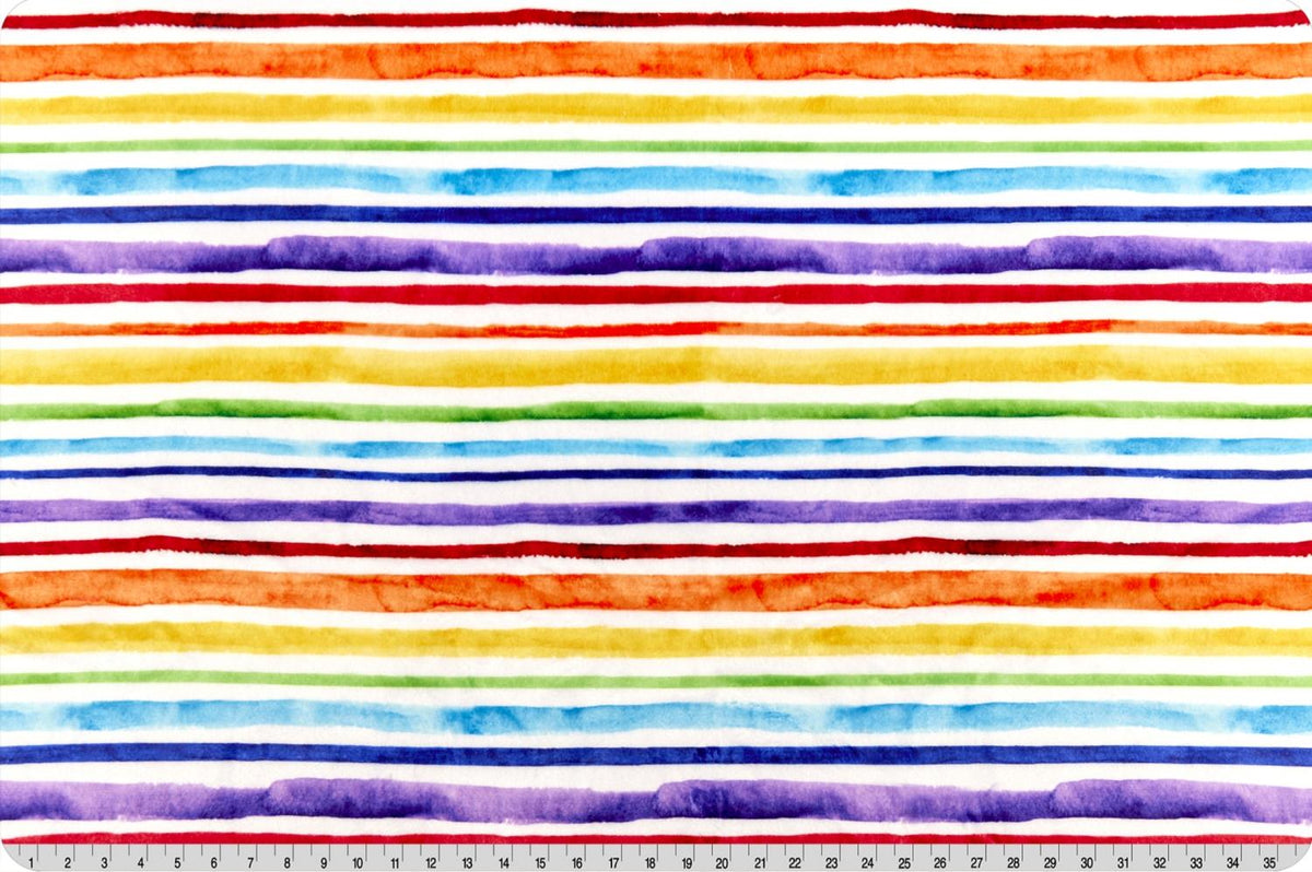 Cuddle Digital Stripe Rainbow – Pinwheels & Posies