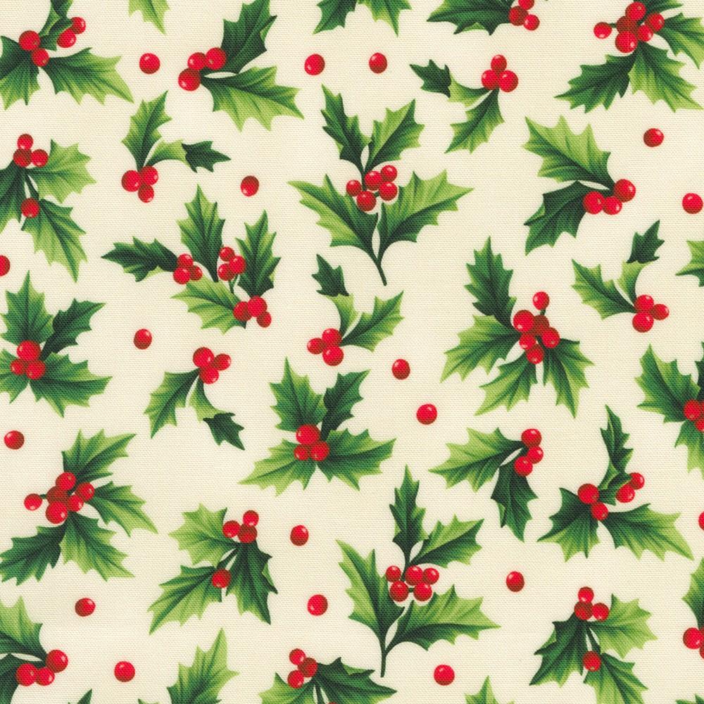 Flowerhouse Vintage Christmas Holly Cream – Pinwheels & Posies