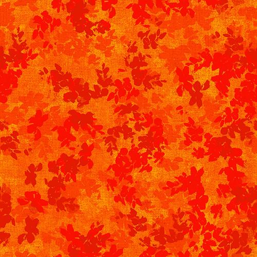 Verona Orange Tonal Leaf – Pinwheels & Posies