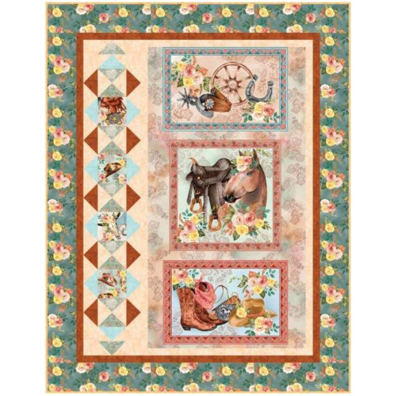 Family Album - Gone Country Quilt Kit – Pinwheels & Posies