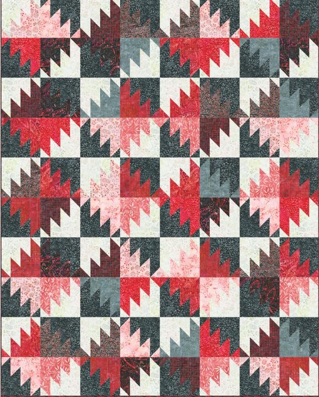 Delectable Blooms Bamboo Garden Quilt Kit – Pinwheels & Posies